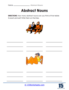 Abstract Nouns Worksheets - 15 Worksheets.com