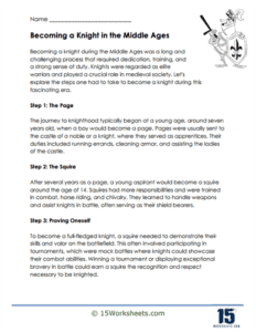 Middle Ages Worksheets | World History PDFs - 15 Worksheets.com