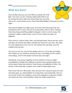 Outer Space Worksheets - 15 Worksheets.com