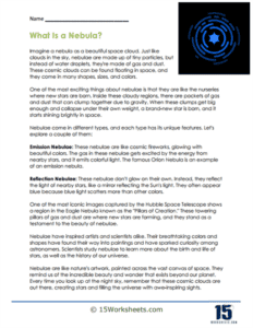 Outer Space Worksheets - 15 Worksheets.com