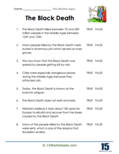 Middle Ages Worksheets | World History PDFs - 15 Worksheets.com