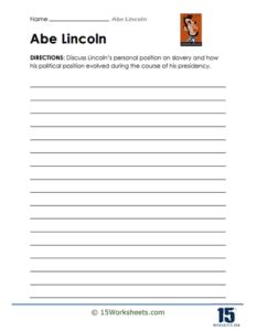 Abe Lincoln Worksheets