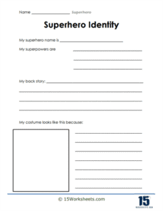 Superhero Worksheets | Literacy Activities - 15 Worksheets.com