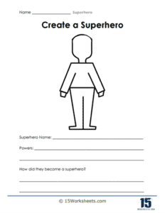 Superhero Worksheets | Literacy Activities - 15 Worksheets.com