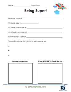 Superhero Worksheets | Literacy Activities - 15 Worksheets.com