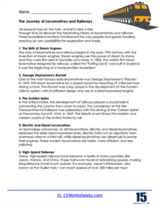 Nonfiction Passages with Questions Worksheets - 15 Worksheets.com