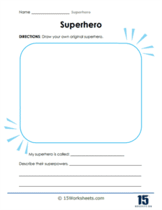 Superhero Worksheets | Literacy Activities - 15 Worksheets.com