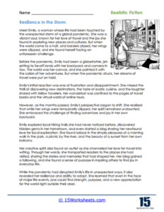 Realistic Fiction Worksheets - 15 Worksheets.com