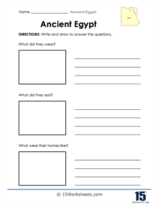 Ancient Egypt Worksheets - 15 Worksheets.com