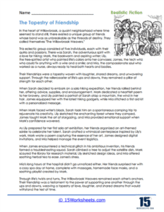 Realistic Fiction Worksheets - 15 Worksheets.com