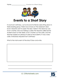 Events to a Short Story Worksheets - 15 Worksheets.com