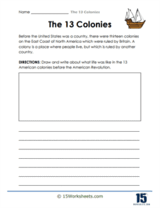 13 Colonies Worksheets - 15 Worksheets.com