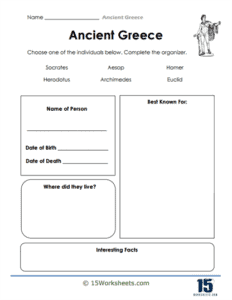 Ancient Greece Worksheets - 15 Worksheets.com