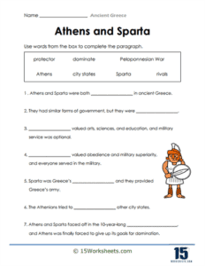 Ancient Greece Worksheets - 15 Worksheets.com