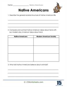 Native Americans Worksheets | Social Studies - 15 Worksheets.com