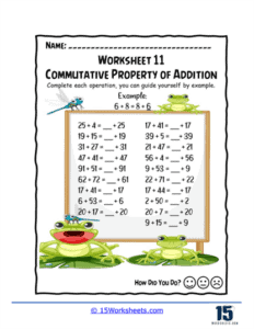 Commutative Property Worksheets - 15 Worksheets.com