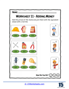 Adding Money Worksheets - 15 Worksheets.com