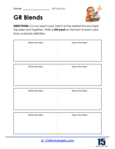 GR Blends Worksheets - 15 Worksheets.com