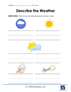 Weather Worksheets | Earth Science Series - 15 Worksheets.com