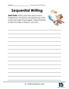Sequential Writing Worksheets - 15 Worksheets.com