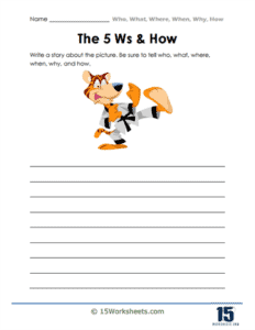 Who, What, Where, When, Why, How Worksheets - 15 Worksheets.com