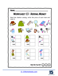 Adding Money Worksheets - 15 Worksheets.com