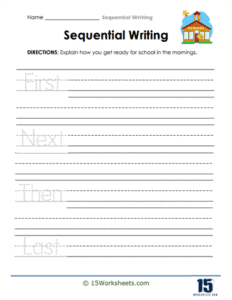 Sequential Writing Worksheets - 15 Worksheets.com