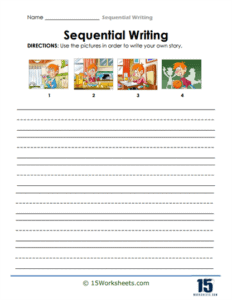 Sequential Writing Worksheets - 15 Worksheets.com