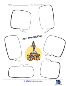 I Am Thankful For Worksheets - 15 Worksheets.com