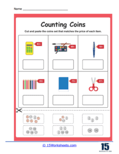 Counting Coins Worksheets - 15 Worksheets.com