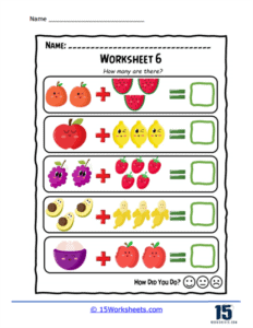 Picture Addition Worksheets | Numeracy and Operations - 15 Worksheets.com