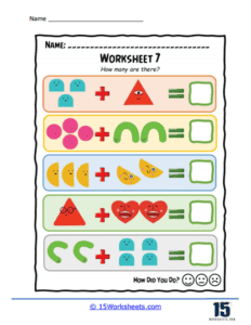 Picture Addition Worksheets | Numeracy and Operations - 15 Worksheets.com