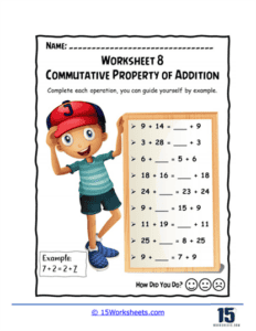 Commutative Property Worksheets - 15 Worksheets.com