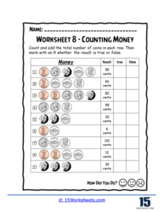 Counting Money Worksheets - 15 Worksheets.com