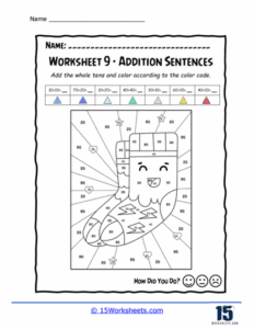 Addition Sentences Worksheets - 15 Worksheets.com