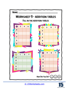 Addition Tables Worksheets - 15 Worksheets.com