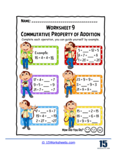 Commutative Property Worksheets - 15 Worksheets.com