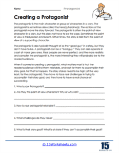 Protagonist Worksheets - 15 Worksheets.com
