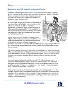 Ancient Rome Worksheets - 15 Worksheets.com