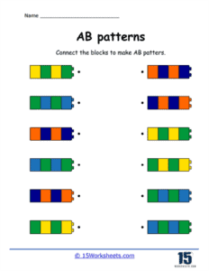 AB Patterns Worksheets | Predicting & Sequencing - 15 Worksheets.com