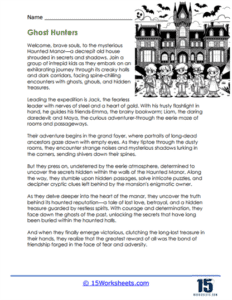 Fiction Passages with Questions Worksheets - 15 Worksheets.com