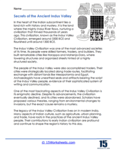 Ancient India Worksheets - 15 Worksheets.com