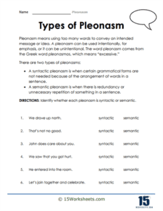 Literary Devices Worksheets | Reading Skills - 15 Worksheets.com