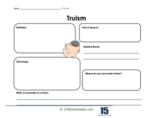 Truism Worksheets - 15 Worksheets.com