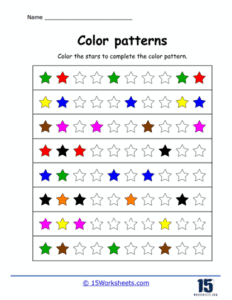Color Patterns Worksheets - 15 Worksheets.com