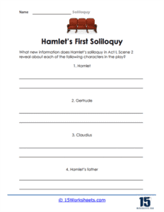 Soliloquy Worksheets - 15 Worksheets.com