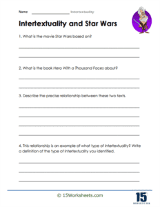 Intertextuality Worksheets - 15 Worksheets.com