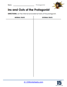 Protagonist Worksheets - 15 Worksheets.com