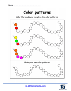 Color Patterns Worksheets - 15 Worksheets.com