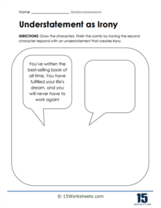 Understatement Worksheets - 15 Worksheets.com